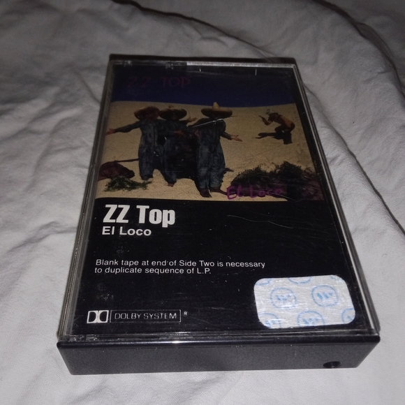 Warner Bros. | Media | Vintage Zz Top El Loco Music Cassette Tape 981 ...